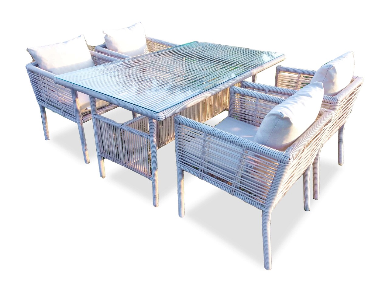 Set gradina/terasa 5 piese, My Interior, New York, rattan/aluminiu ...