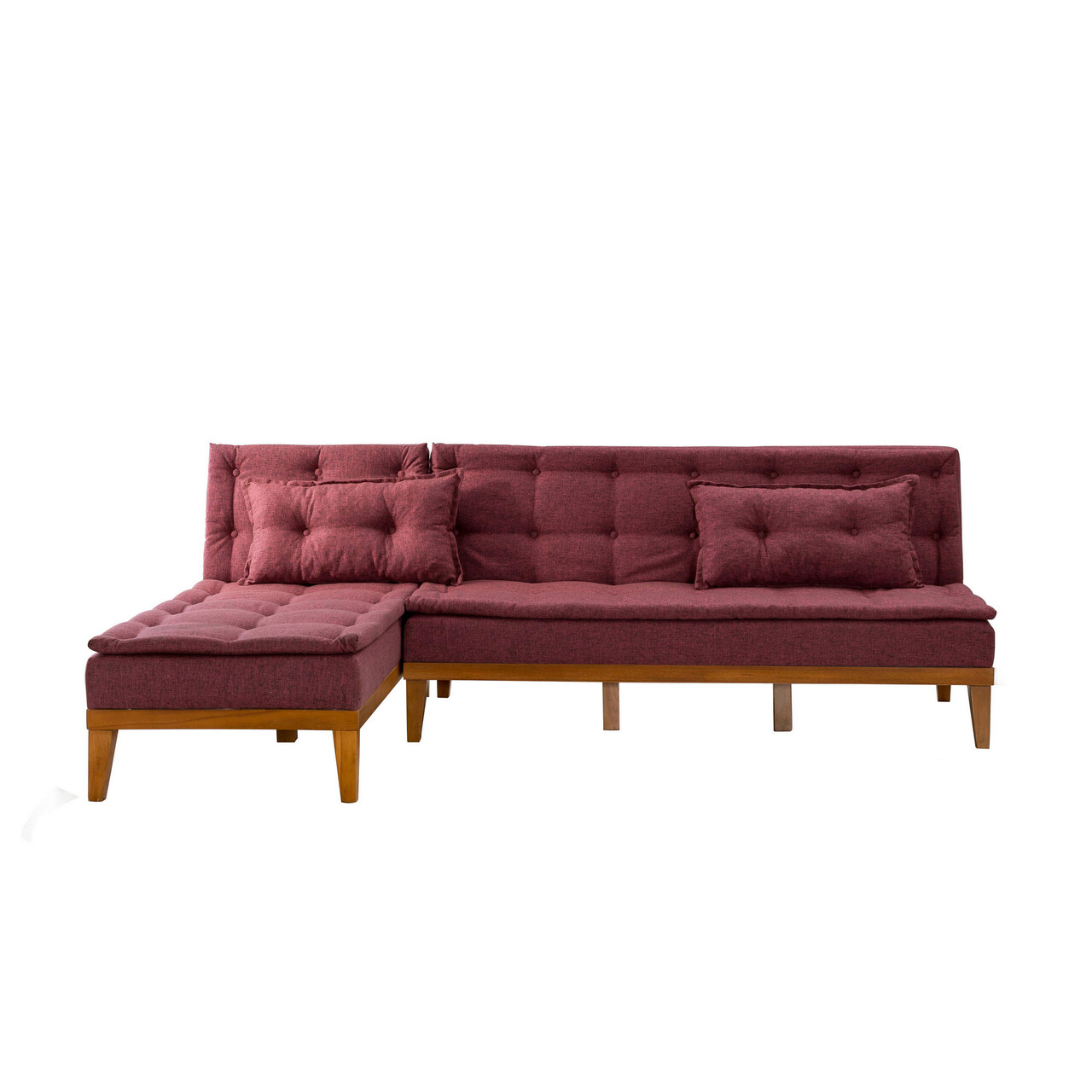 Coltar, Unique Design, 867UNQ1464, Lemn de carpen, Rosu claret - mezoni.ro