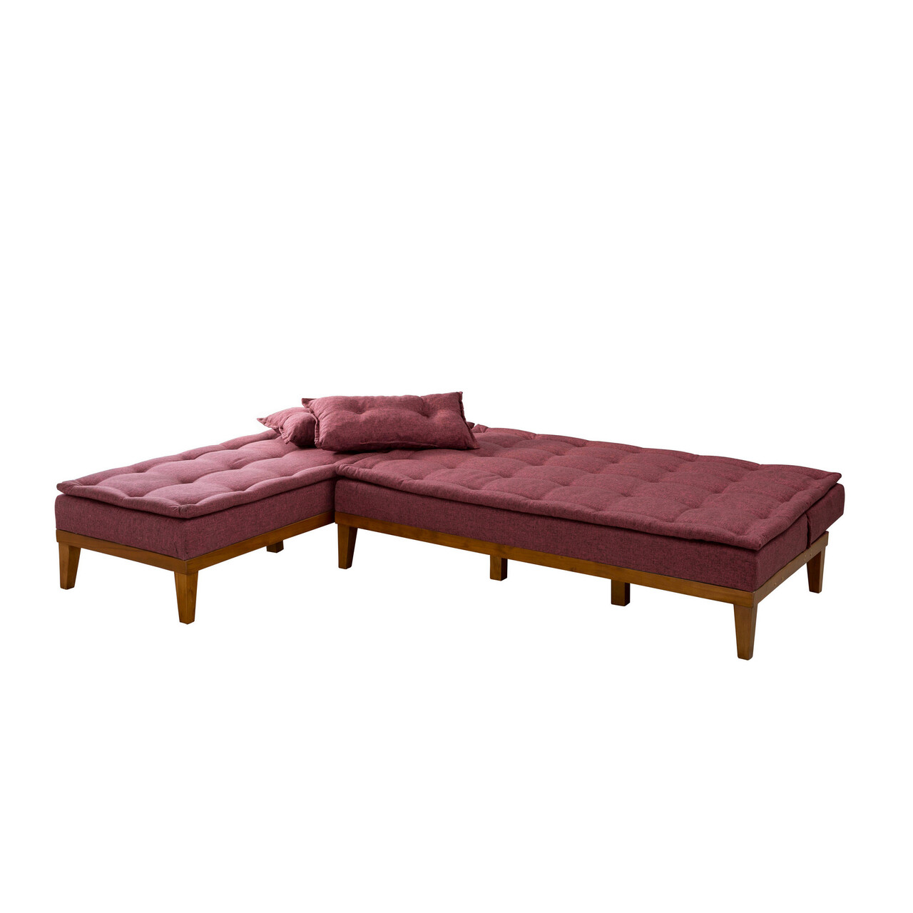 Coltar, Unique Design, 867UNQ1464, Lemn de carpen, Rosu claret - mezoni.ro