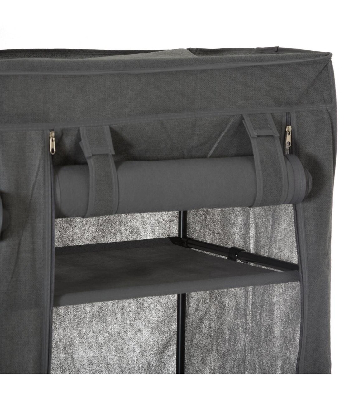 Dulap textil pentru imbracaminte, 130023B, 138x47x167 cm, panza/metal ...