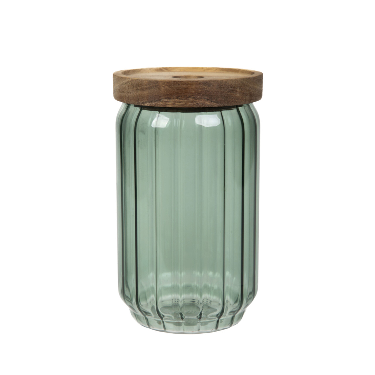 Recipient cu capac pentru depozitare Rakumi, Homla, 750 ml, sticla/lemn ...