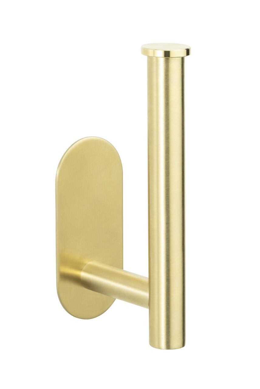 Suport pentru hartie igienica Orea, Wenko, 16x7x4.5 cm, inox, auriu ...