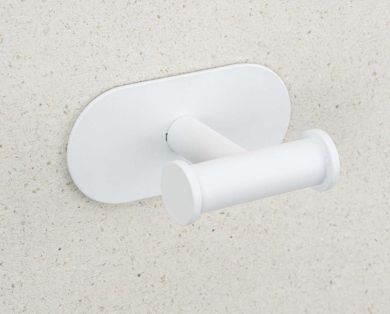 Carlig cu montare pe perete Orea, Wenko, 10x6.5x4.5 cm, inox, alb - Mezoni