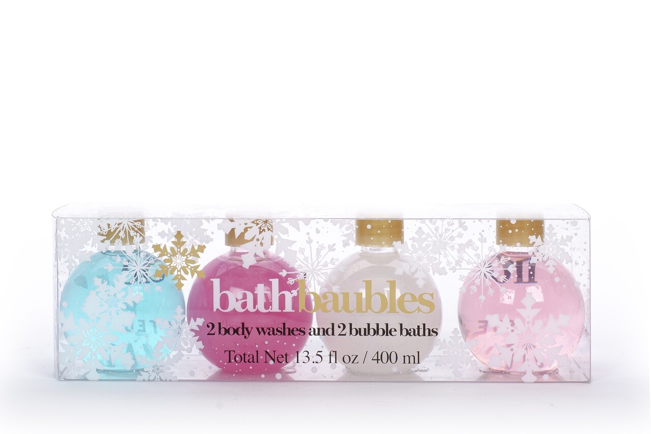 Set 2 geluri de dus si 2 spume de baie, Bath Baubles, Tri-Coastal ...