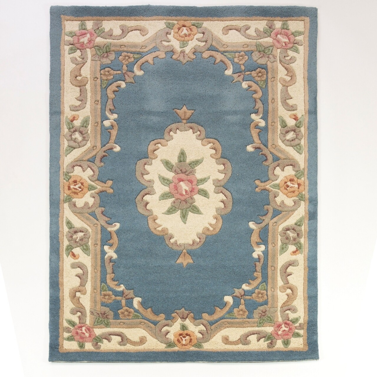 Covor Aubusson Blue, Flair Rugs, 60 x 120 cm, lana, multicolor - mezoni.ro