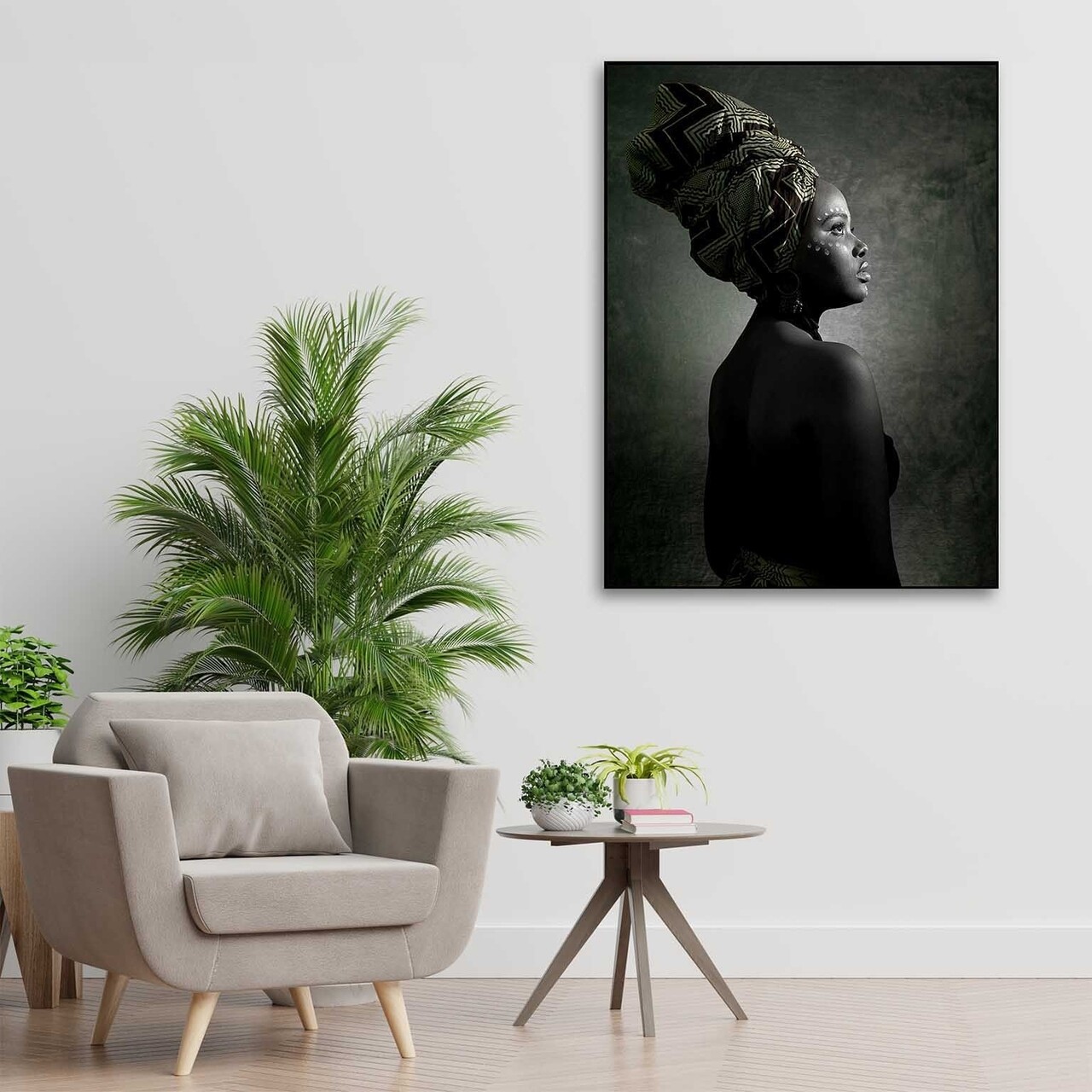 Tablou decorativ din sticla African, Versa, 60x80 cm - Mezoni