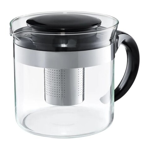 Ceainic sticla cu infuzor Felice, Ambition, 1.3 L, transparent - Mezoni