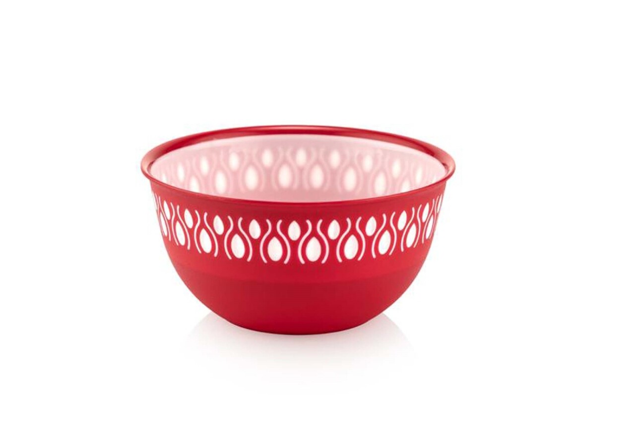 Bol Art of Dining, 20x9.5 cm, 2L, plastic, rosu - Mezoni
