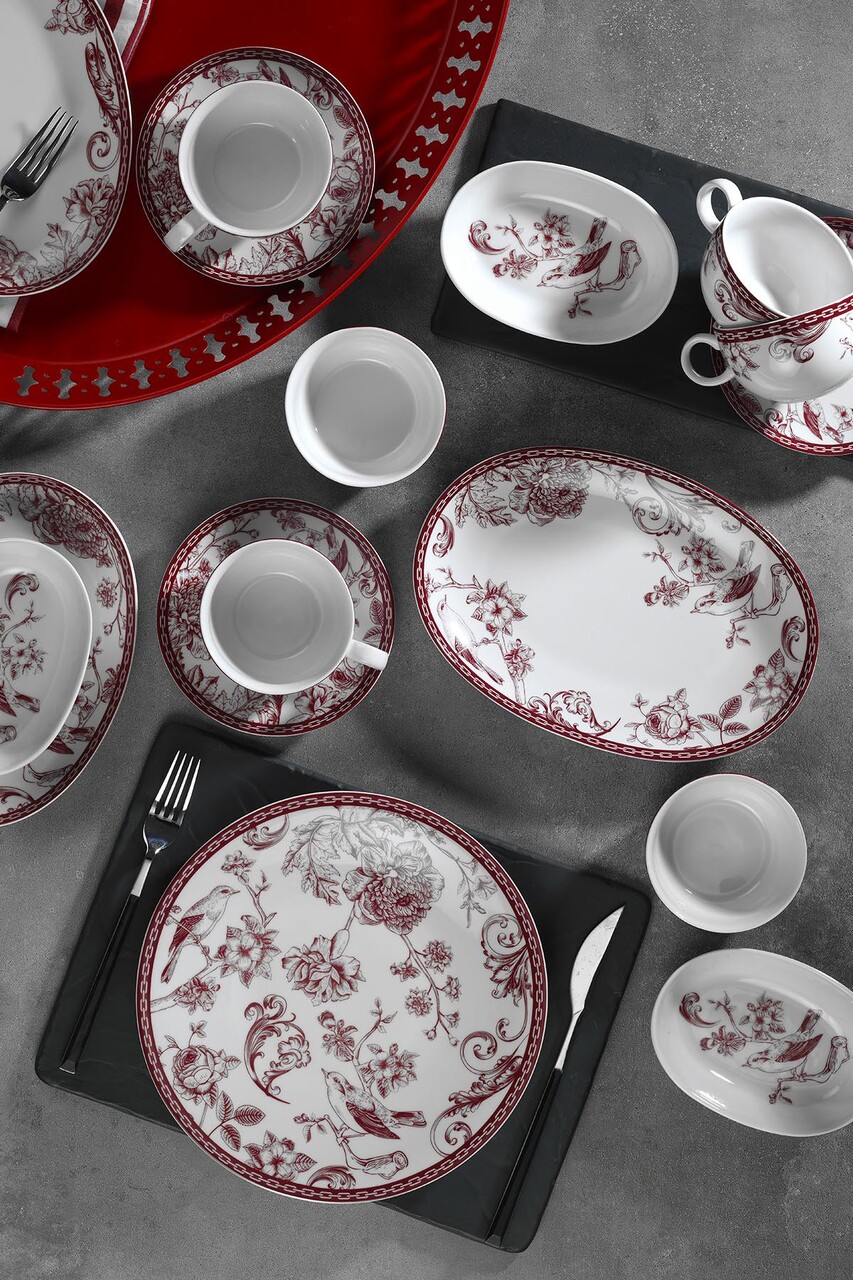 Serviciu de masa Breakfast, Kutahya Porselen, ZG28KH42093902, 28 piese ...