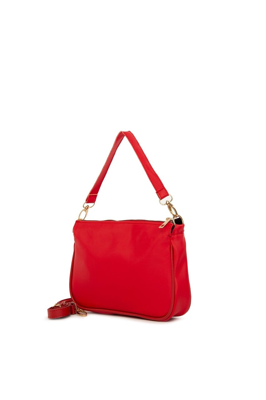 Geanta, Bagmori, 4464 - 55216 - Red, satin, rosu - mezoni.ro