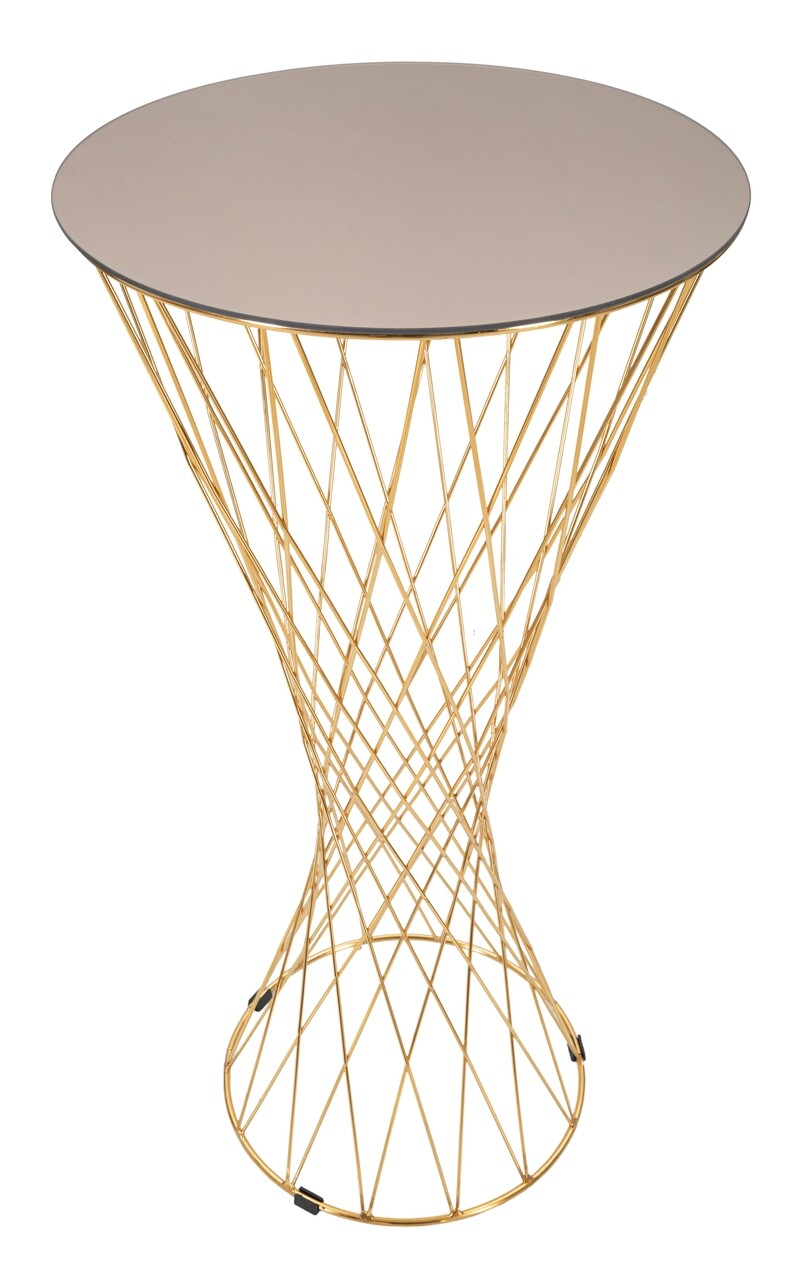 Masuta inalta, Mauro Ferretti, End Tall, Ø 50 x 100 cm, fier/sticla ...