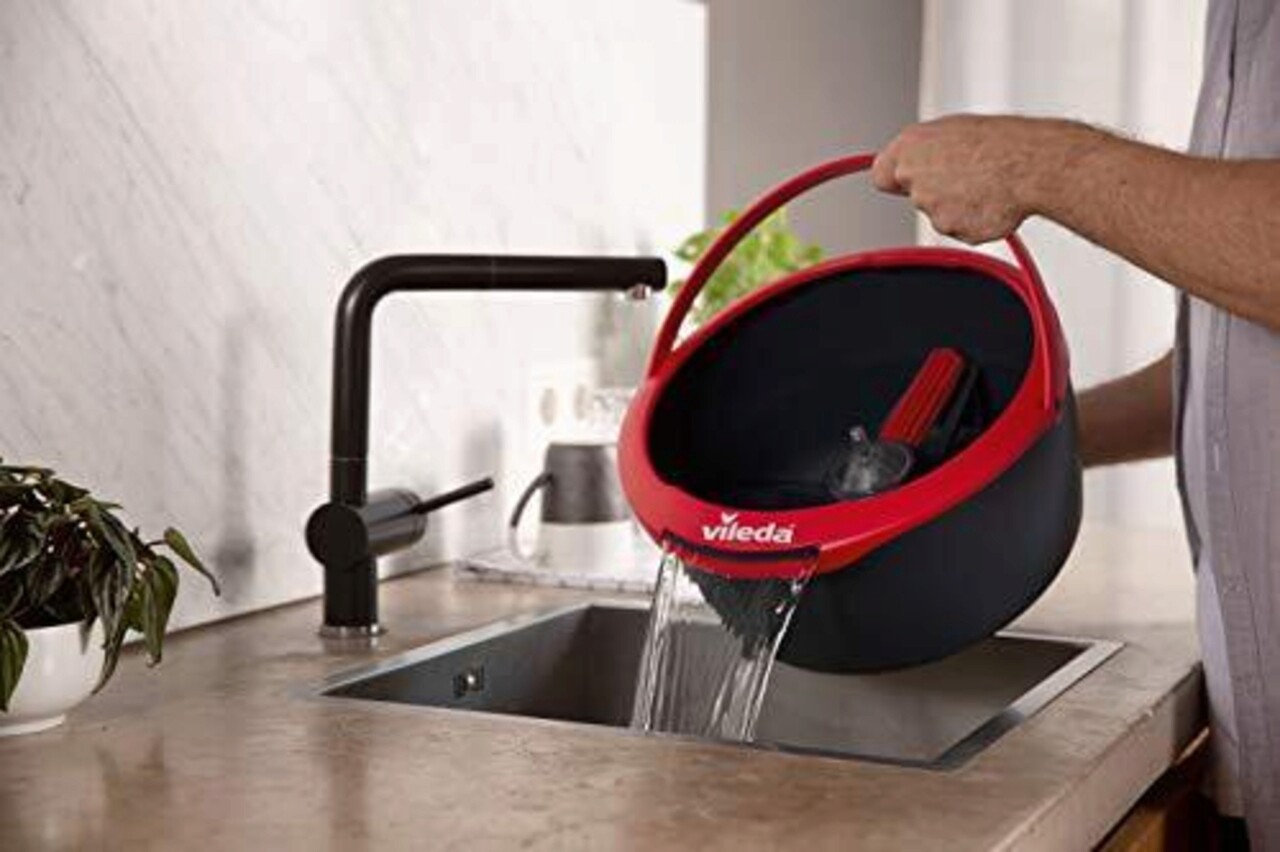 Set mop cu galeata, Vileda, Spin & Clean, polipropilena - Mezoni