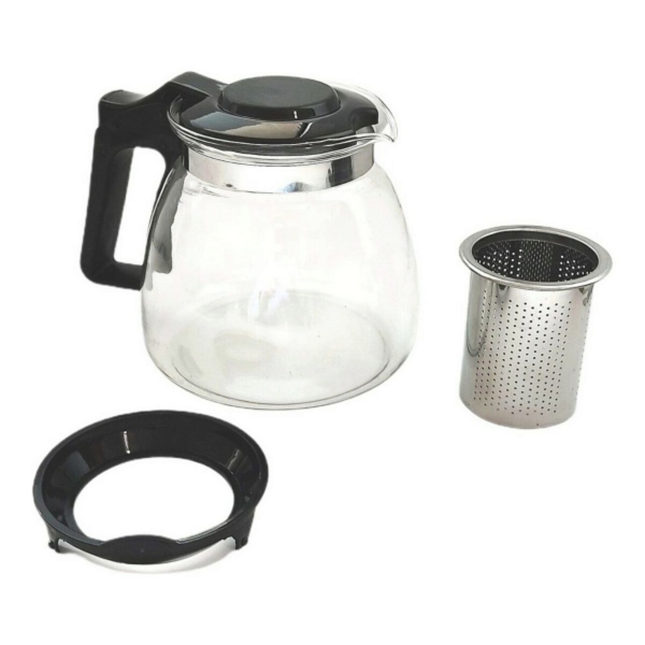 Ceainic cu infuzor Posey, Vivalto, 900 ml, sticla/plastic/inox - Mezoni