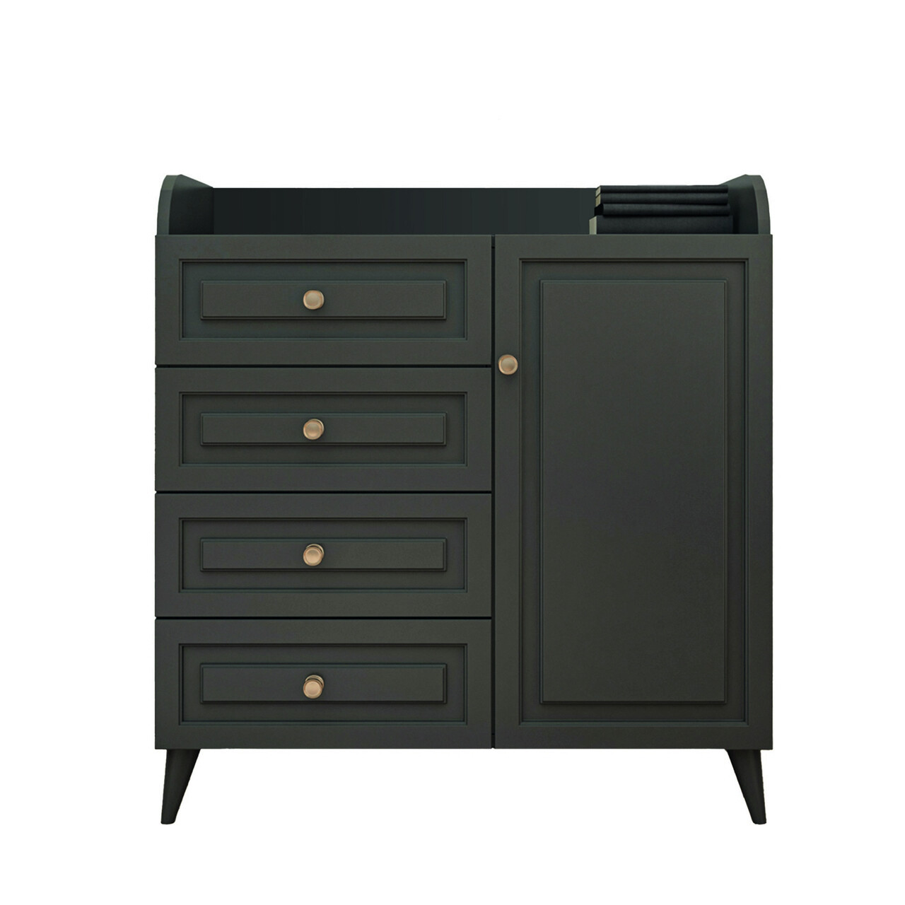 Dulap, Glenevis, Tango 622, 90x88x41 cm, Antracit - Mezoni