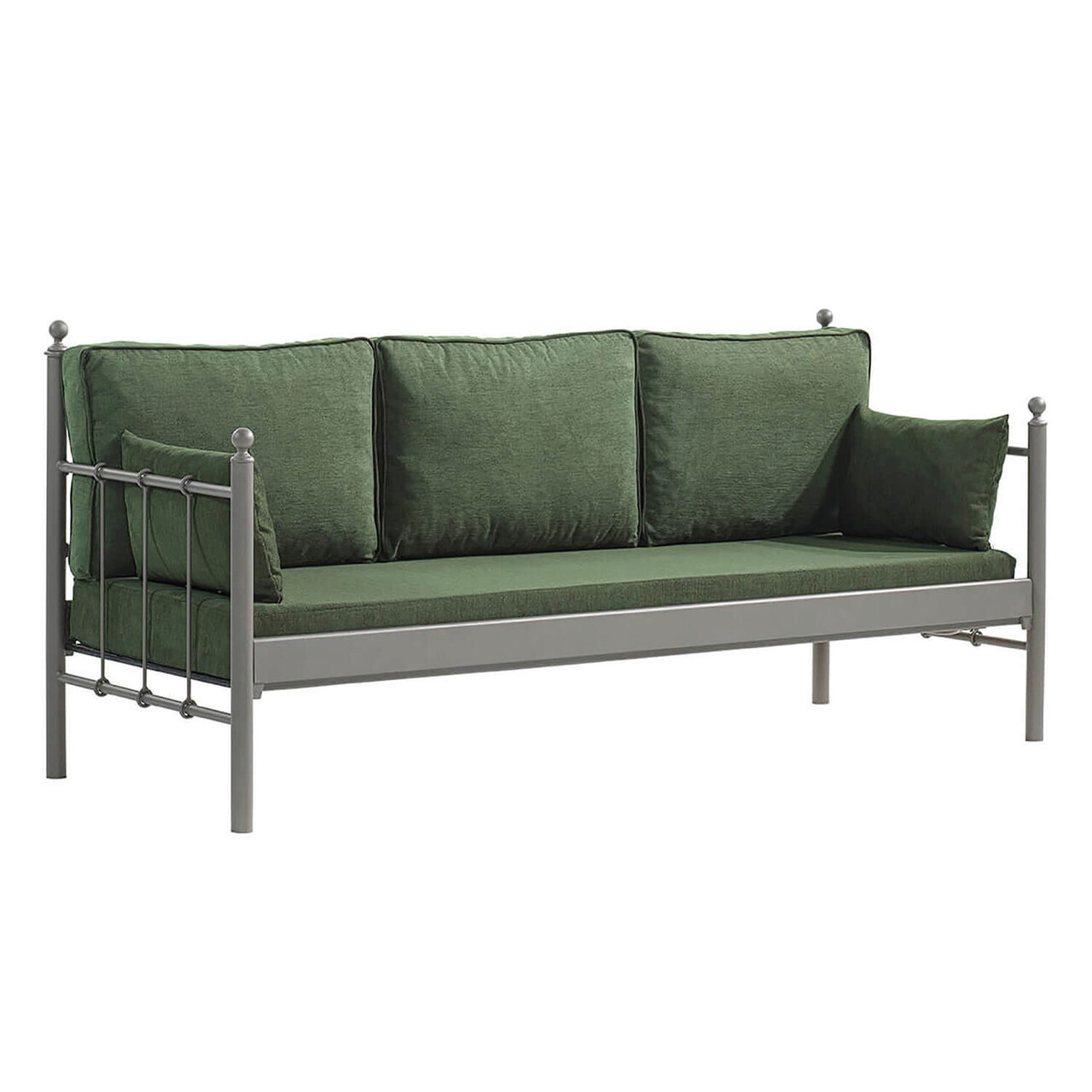 Canapea de gradina cu 3 locuri, Heaven, Lalas, 210x92x76 cm, Maro ...