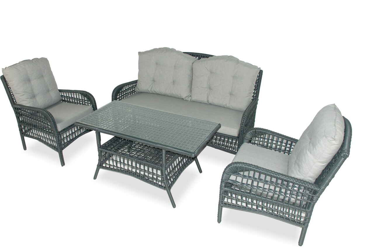 Set mobilier de gradina, Jumilla, Lady Sofa, Gri - Mezoni