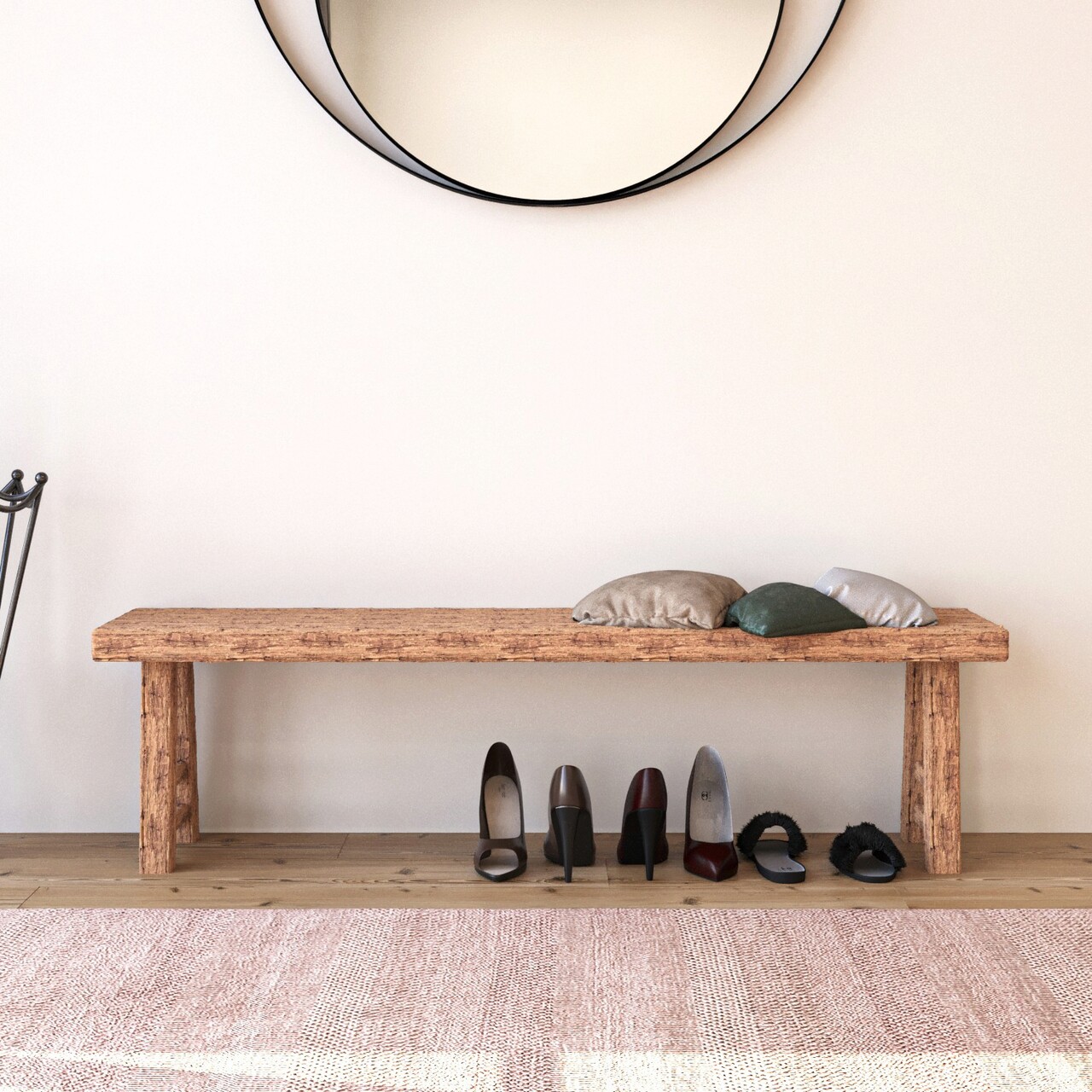 Banca, Massive Design, Maciel, 135x45x30 cm, Pin - mezoni.ro